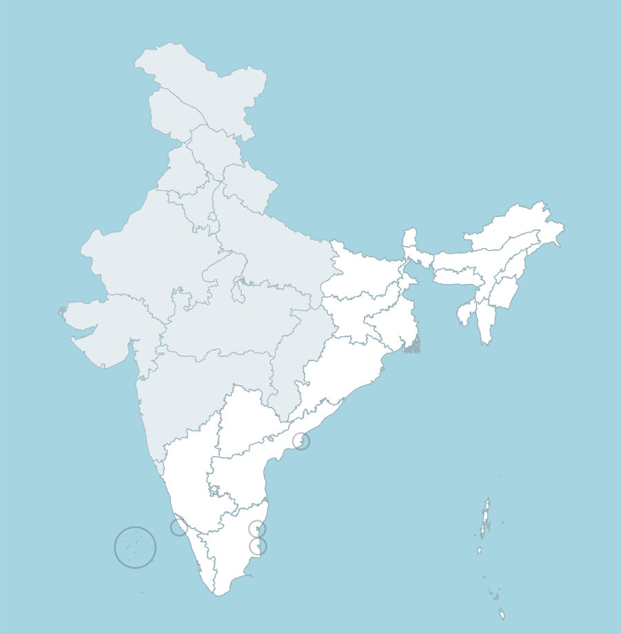 India: Southern, Eastern and North-Eastern States and Union Territories ...